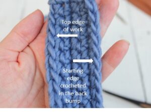 How to Crochet In the Back Bump of a Chain - Easy Tutorial