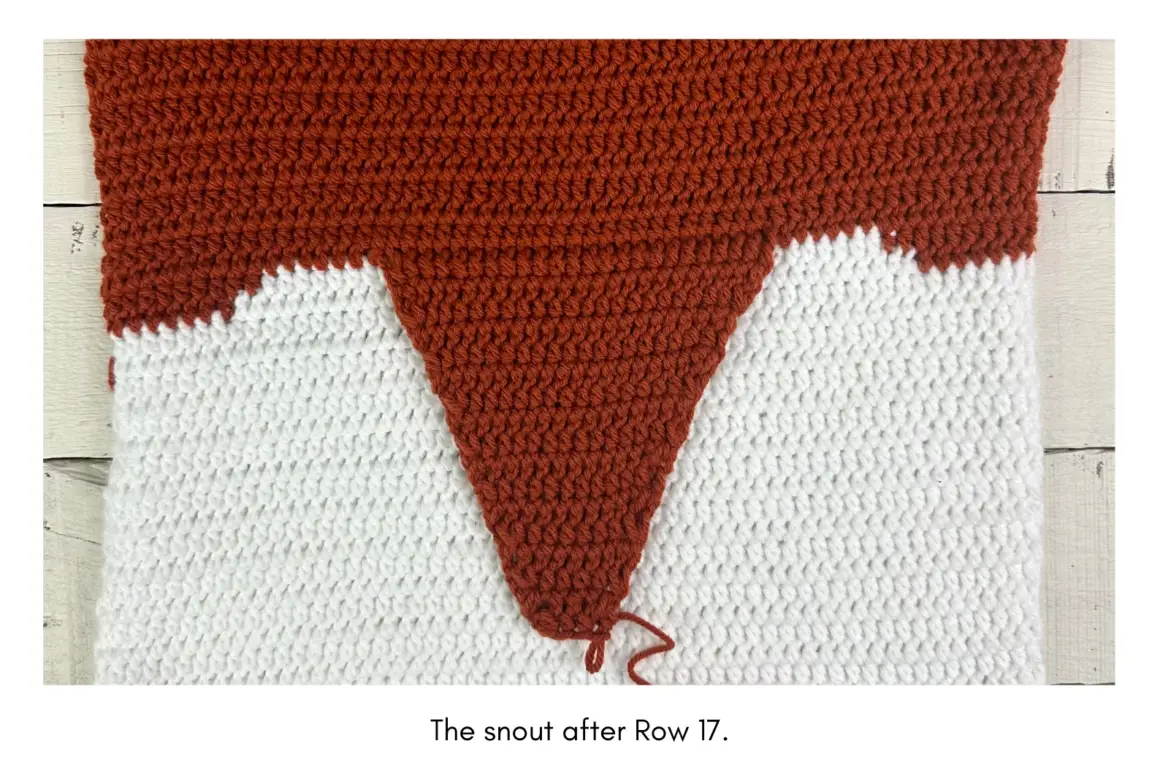 Crochet Fox Pillow- Free Pattern - The Knotted Nest